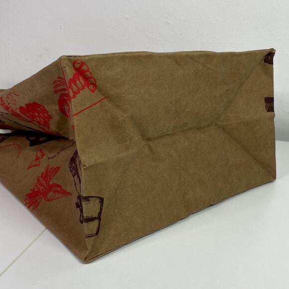 Trader Joe'S | Bags | Trader Joes Rare Paper Washable Grocery Tote Bag ...
